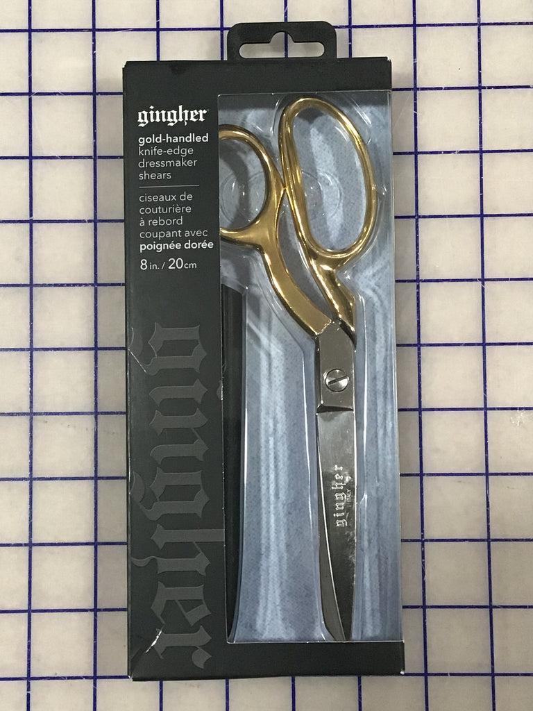 Gingher Dressmaking Shears Gold – Wee Scotty