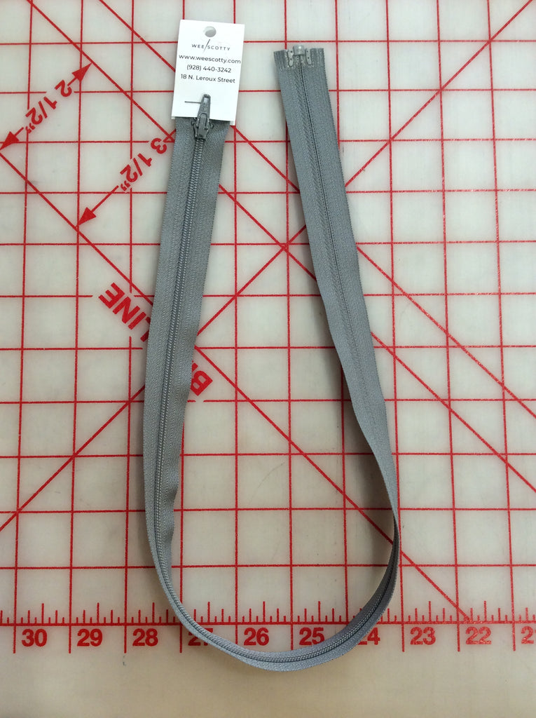 Grey 24" Zipper – Wee Scotty
