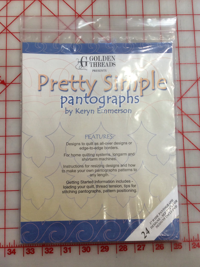 Pretty Simple Pantographs Golden Threads – Wee Scotty