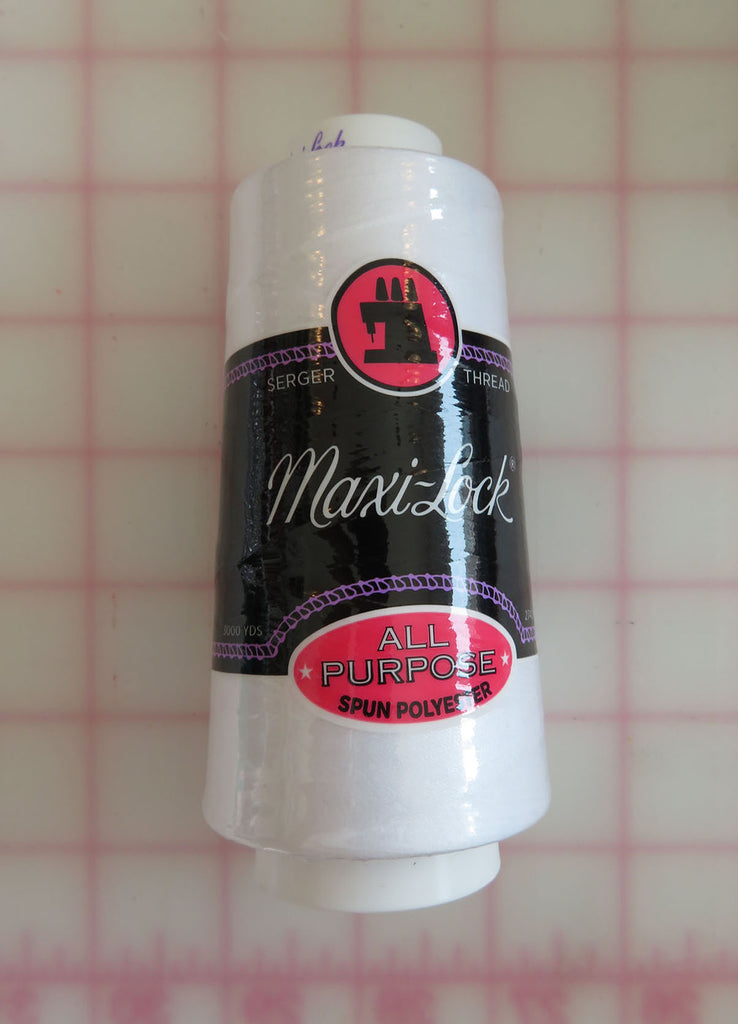 Maxi-Lock Thread (White) – Wee Scotty
