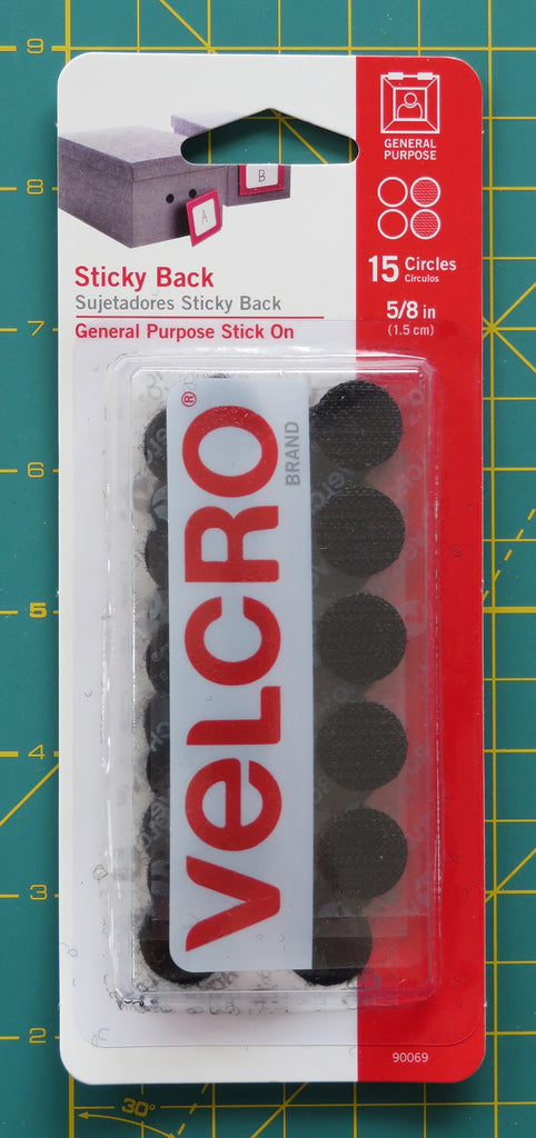 Sticky Velcro Dots 5/8" Black – Wee Scotty